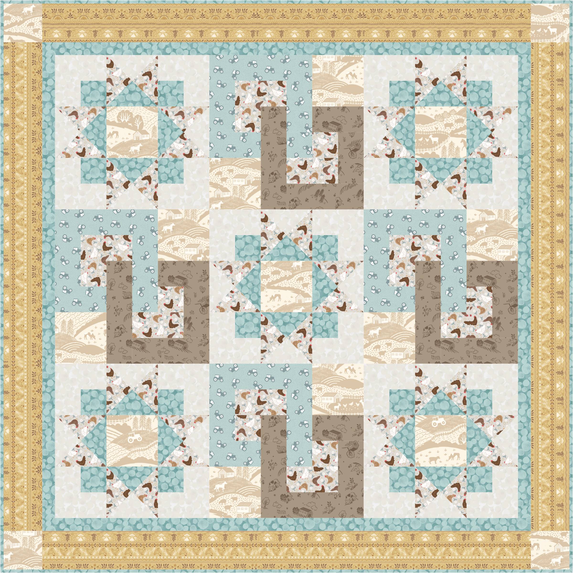 Country Croft Tabletopper - Lewis & Irene (US)